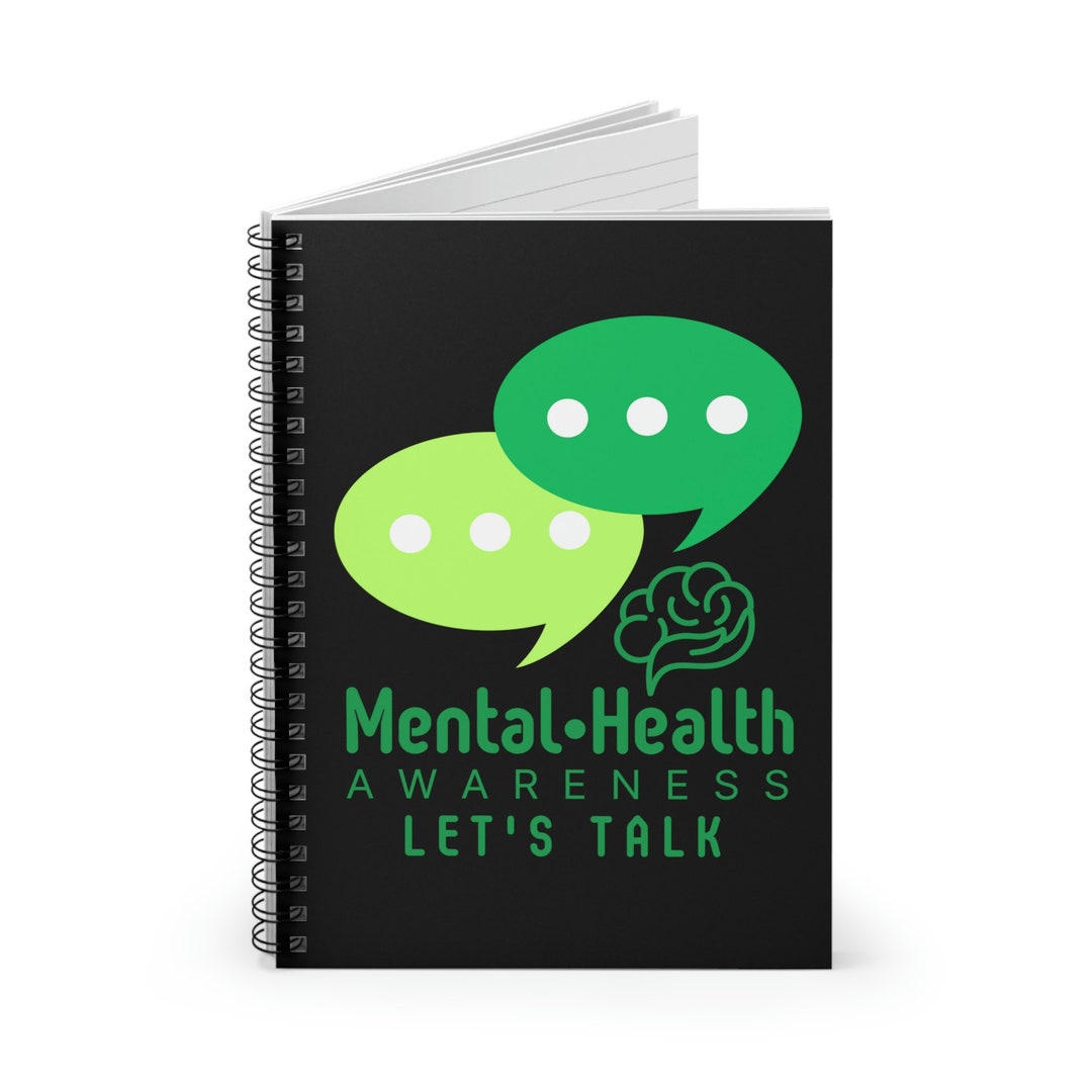 Mental Health Awareness Spiral Notebook: Let's Talk (ruled Line) - Etsy