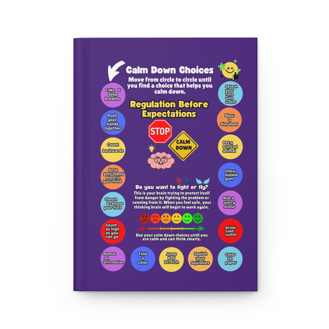 Journal Calm Down Choices Regulation Before Expectations - Etsy