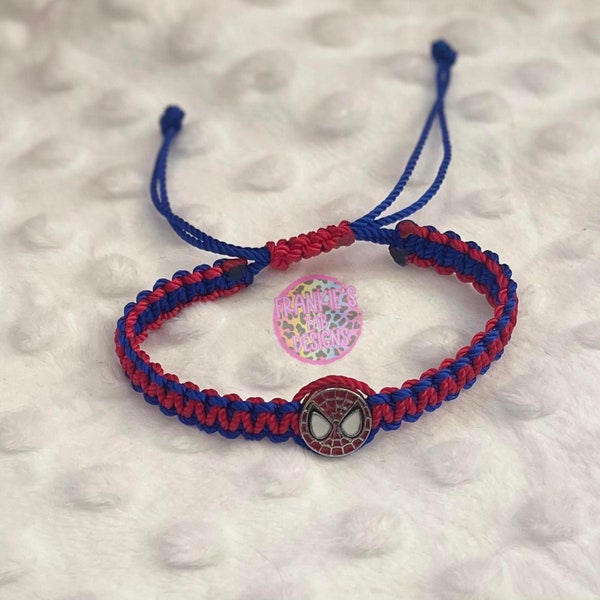 Spider Man Friendship Bracelet - Etsy