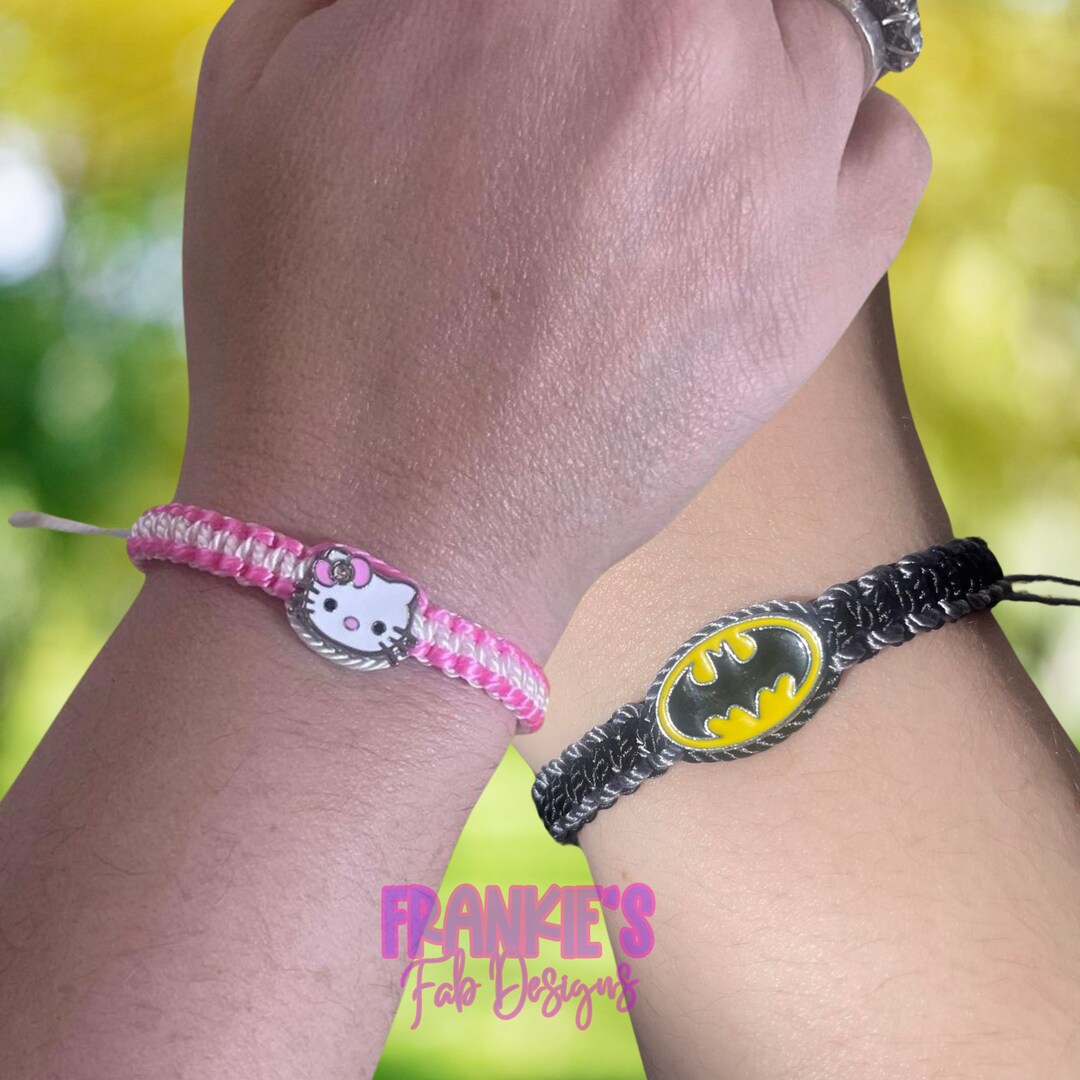 Batman and Hello Kitty Matching Bracelets Show off Your Unique Love ...