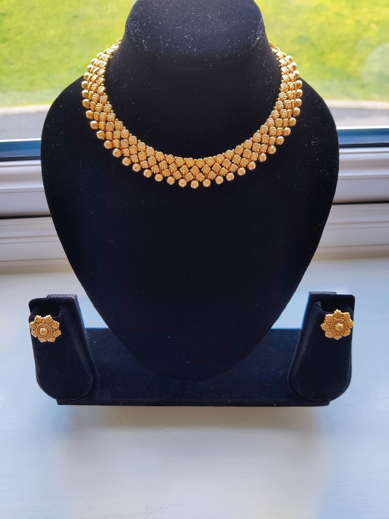 Golden Plated Neckless - Etsy