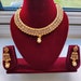 Traditional Diamond Neckless Golden Plated - Etsy