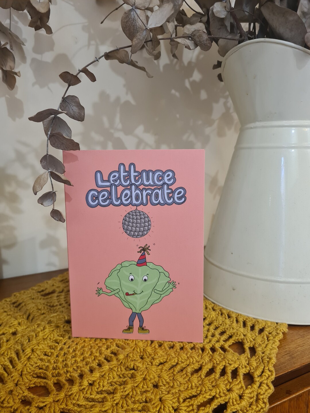 Lettuce Celebrate Funny Card for All Occasions. Blank Inside - Etsy UK