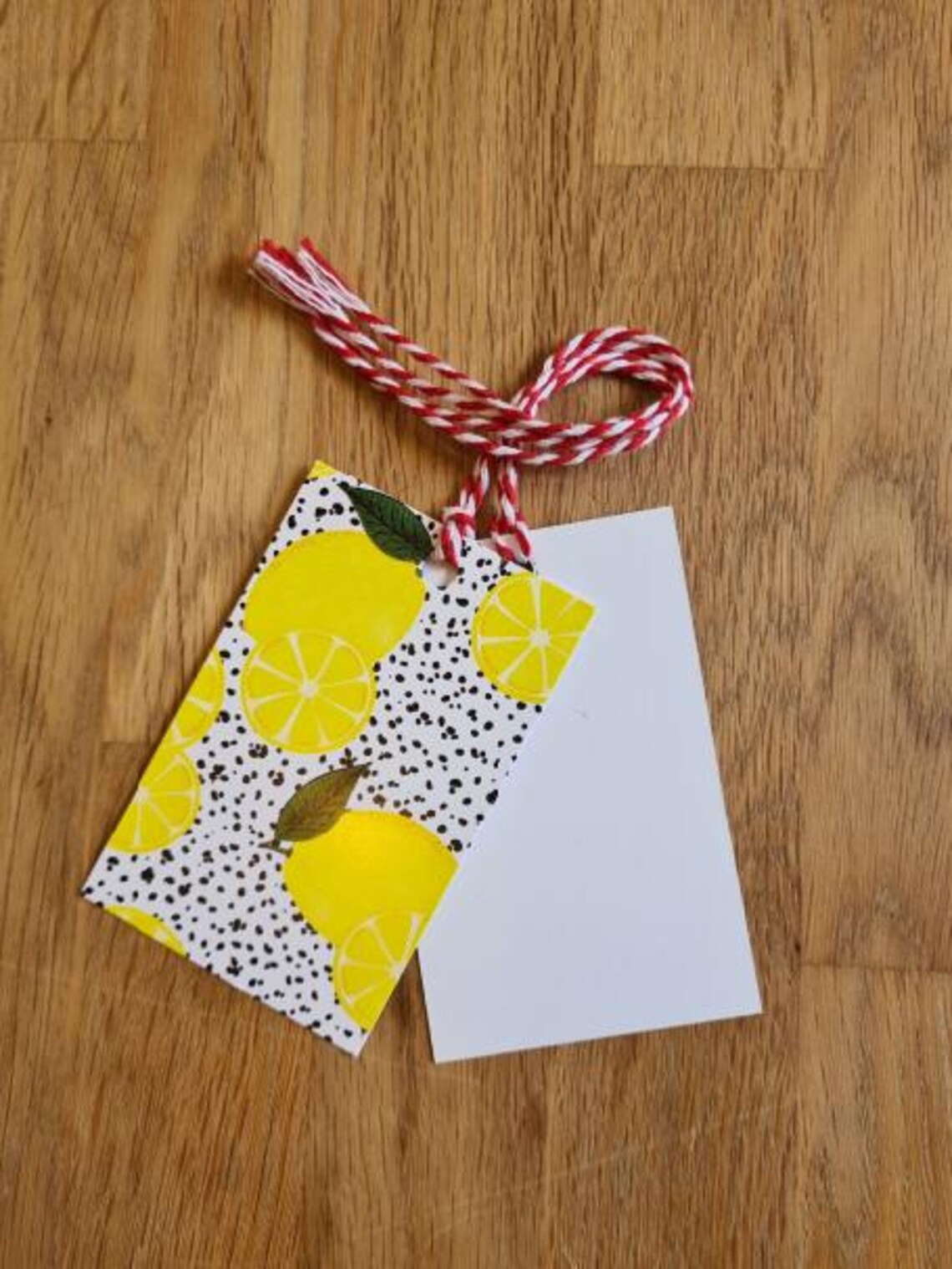 Bright and Zesty Lemon Gift Tags With String - Etsy