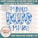 Checkered Doodle Alphabet: Bright PNG Letters (digital Download) - Etsy