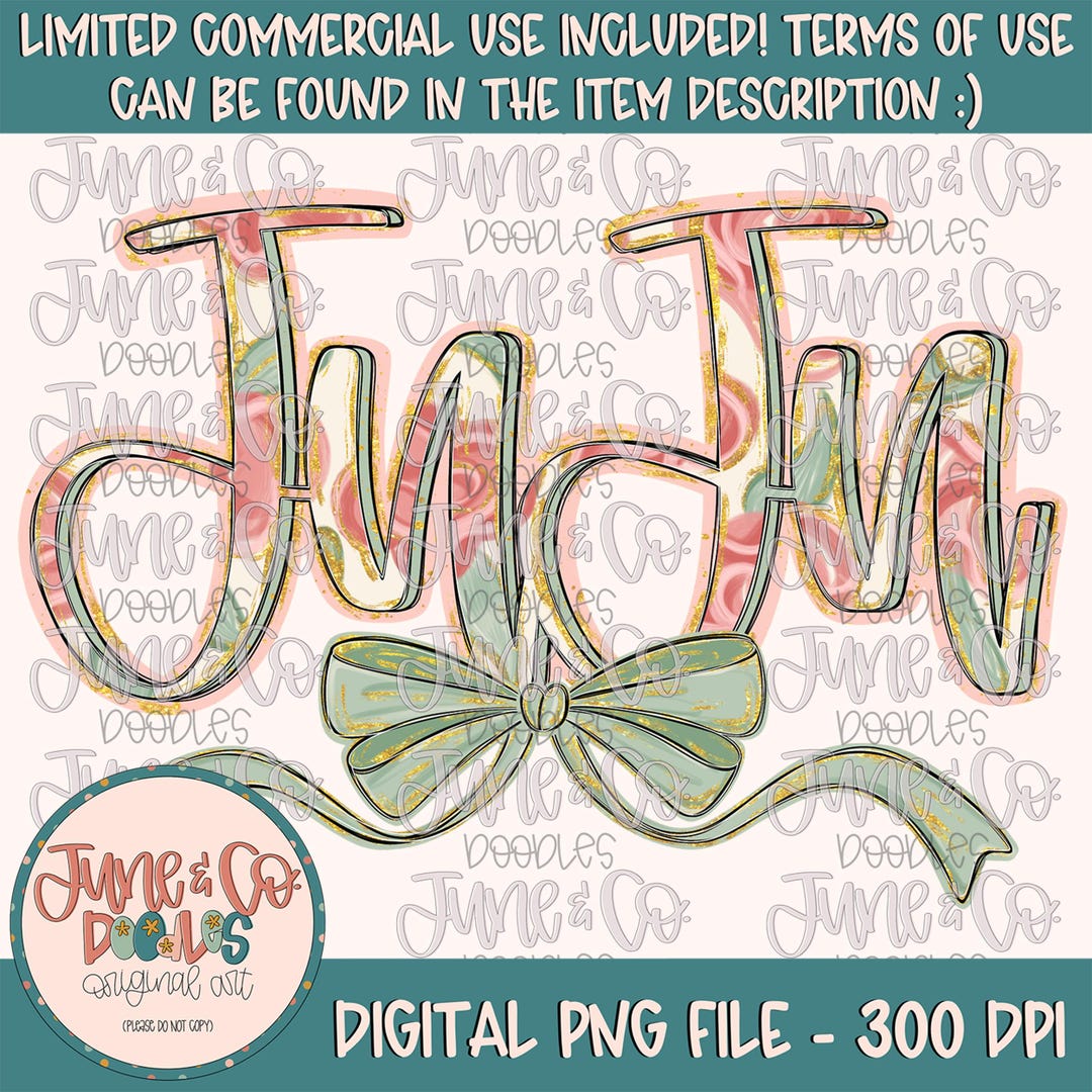 Painted Floral Juju PNG| Juju With Bow Sublimation File| Floral Mother ...