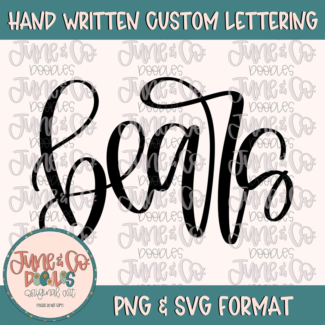 Bears Mascot Lettering PNG| Team Spirit Sublimation File| Sports Team ...
