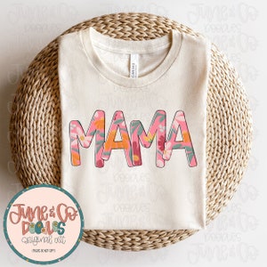 Pink Floral Mama and Mini PNG Bundle| Mom and Me Sublimation File ...