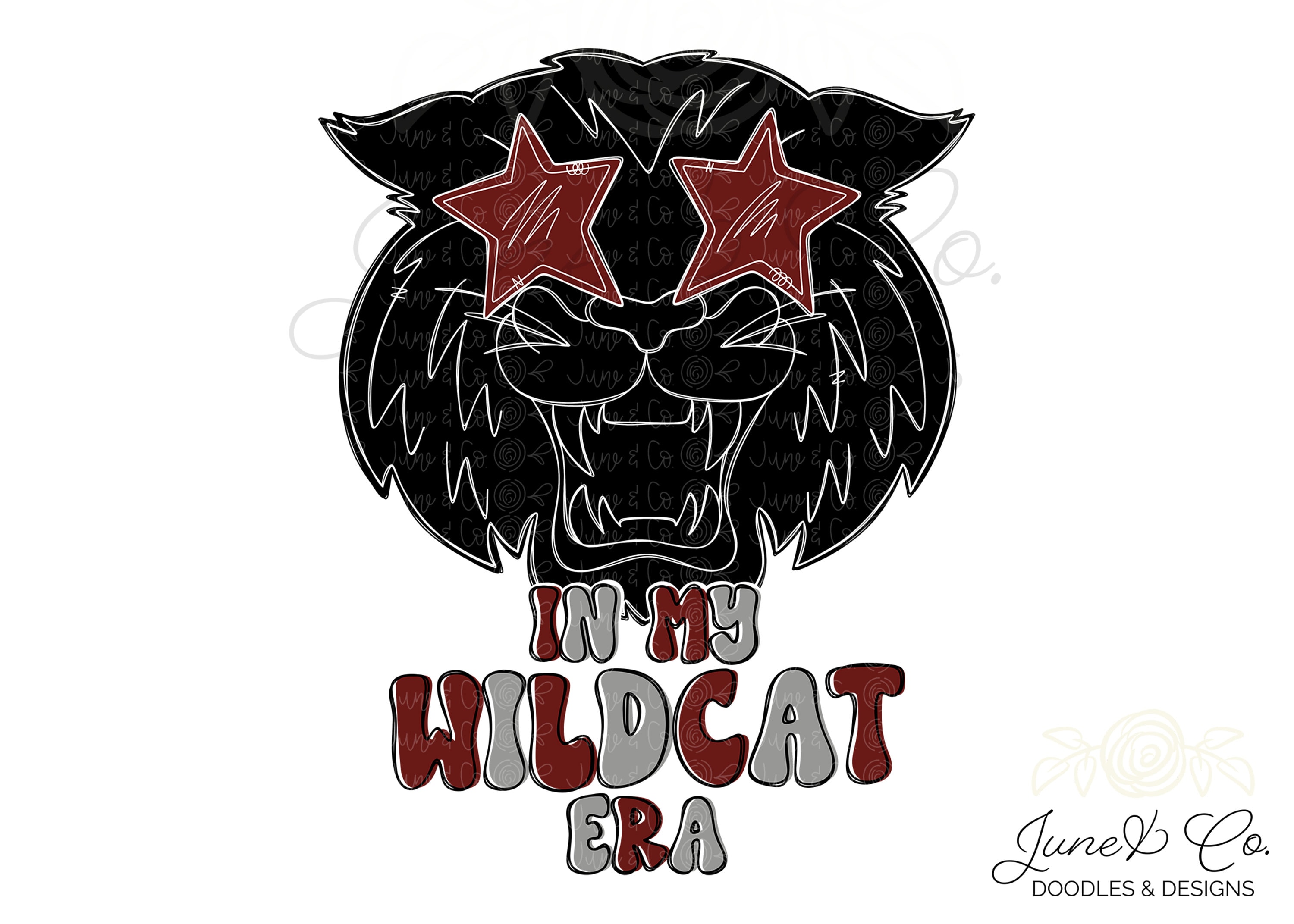 In My Wildcat Era PNG Game Day Mascot Sublimation File - Etsy