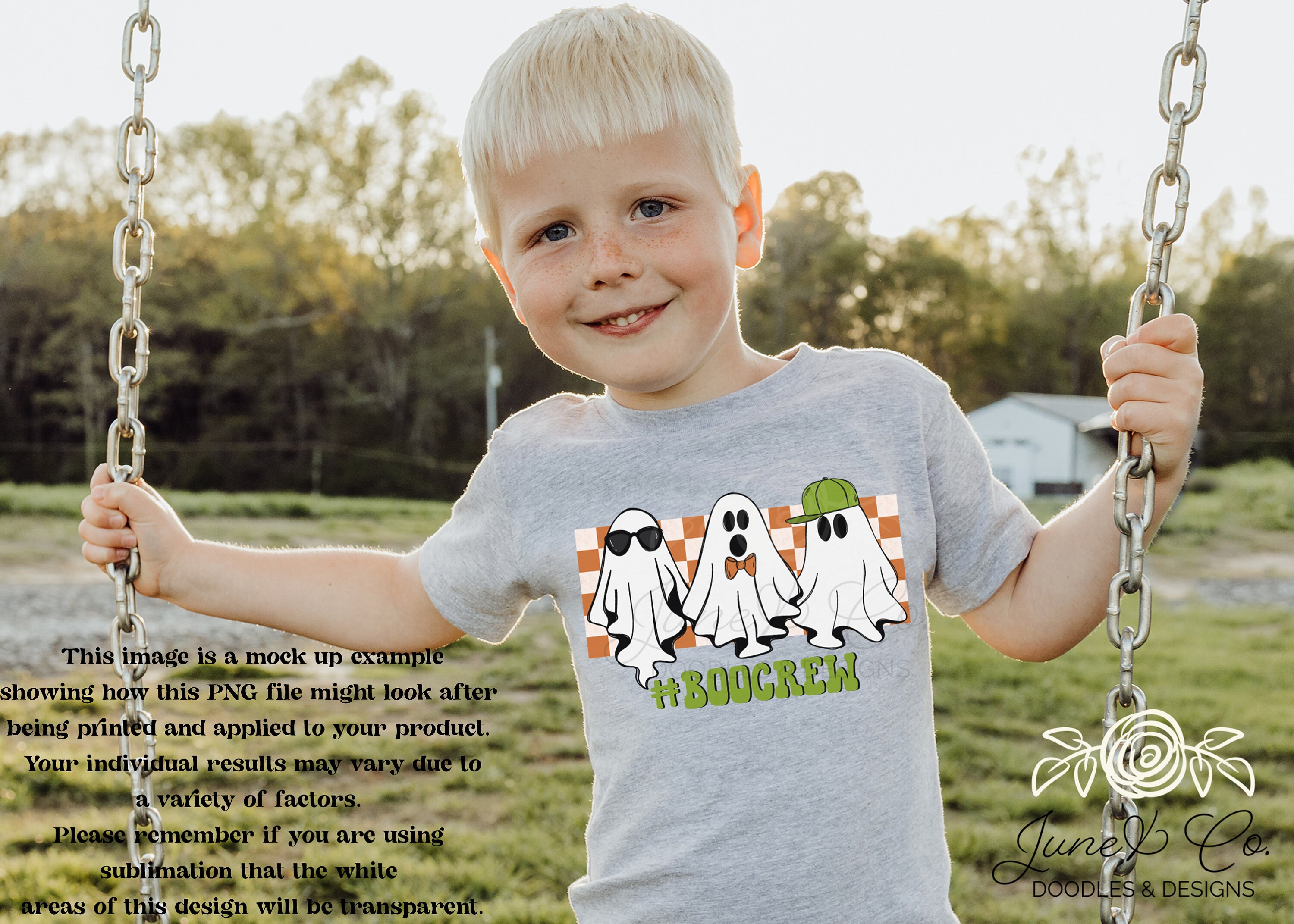 Boo Crew Ghost Trio PNG Boys Halloween Sublimation File - Etsy