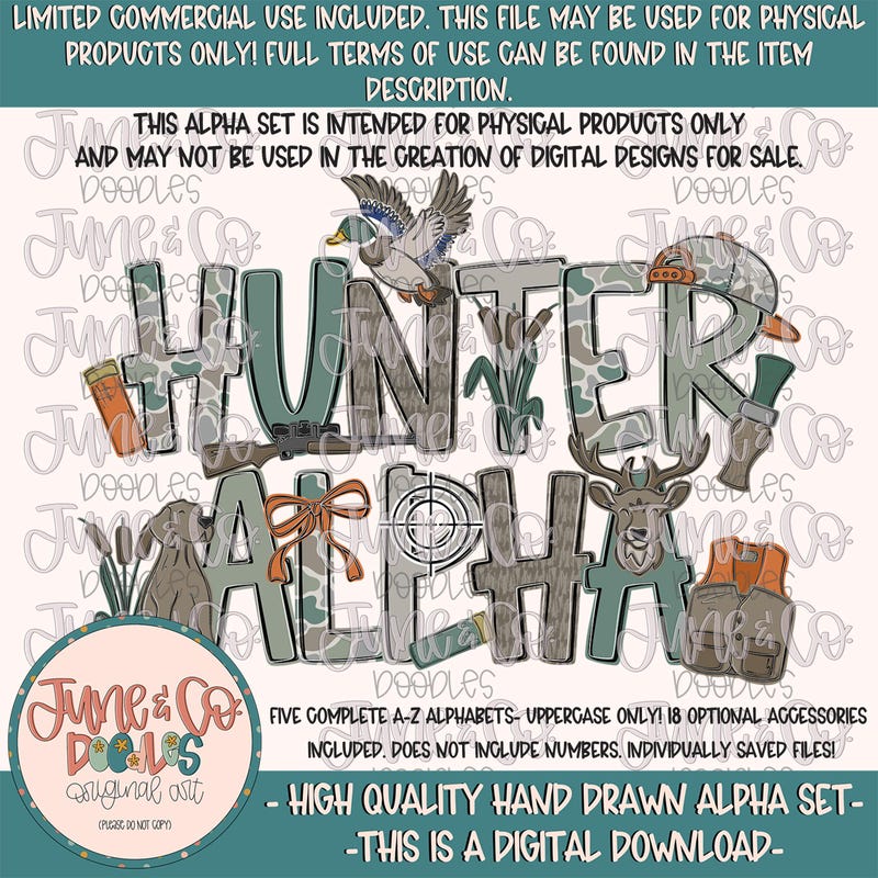 Duck Camo Doodle Font - Etsy
