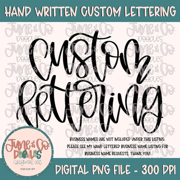 Hand Lettering - Etsy