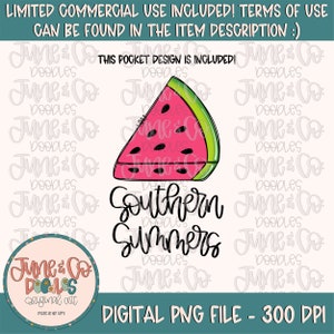 Southern Summers PNG| Summer in the South Sublimation File| Summer ...