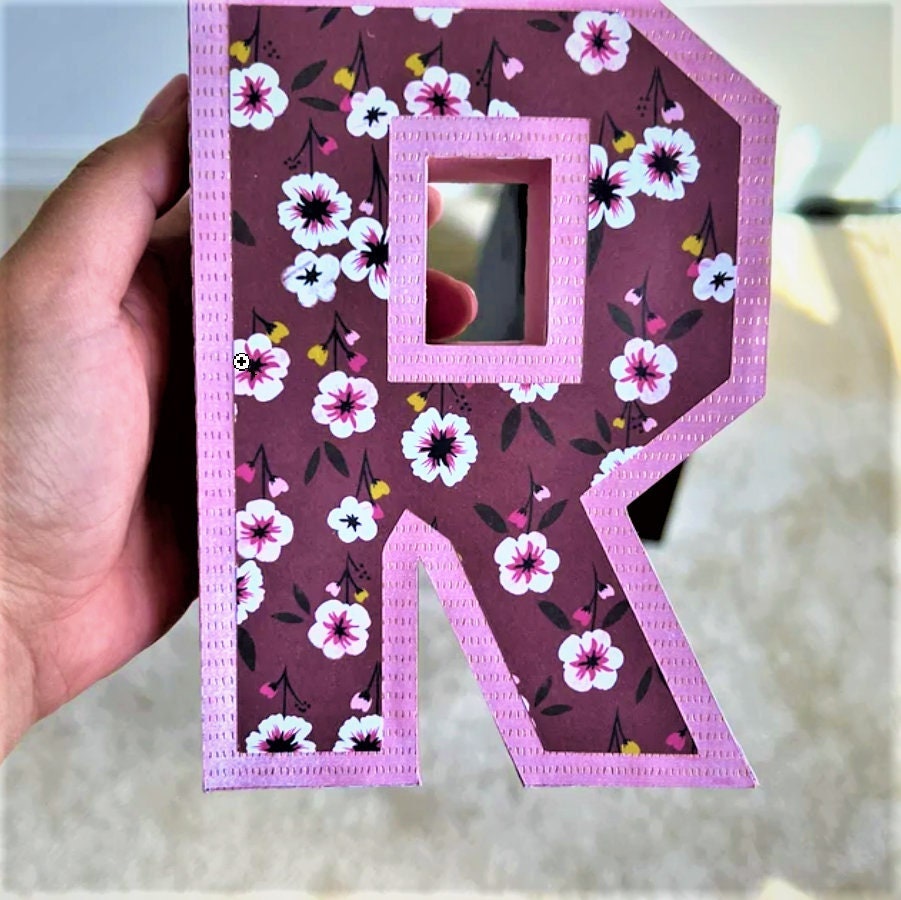 3D LETTERS NUMBERS SVG Template, 3D Alphabets Letters A-Z and Numbers 0 ...