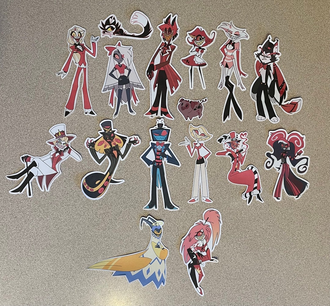 Hazbin Hotel Stickers more TBA - Etsy