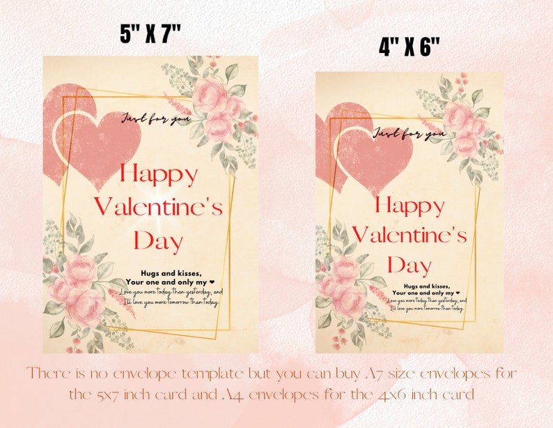 Printable Valentine's Day Greeting Card, Downloadable Card, Special One ...