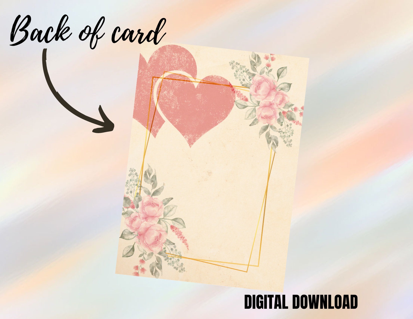Printable Valentine's Day Greeting Card, Downloadable Card, Special One ...
