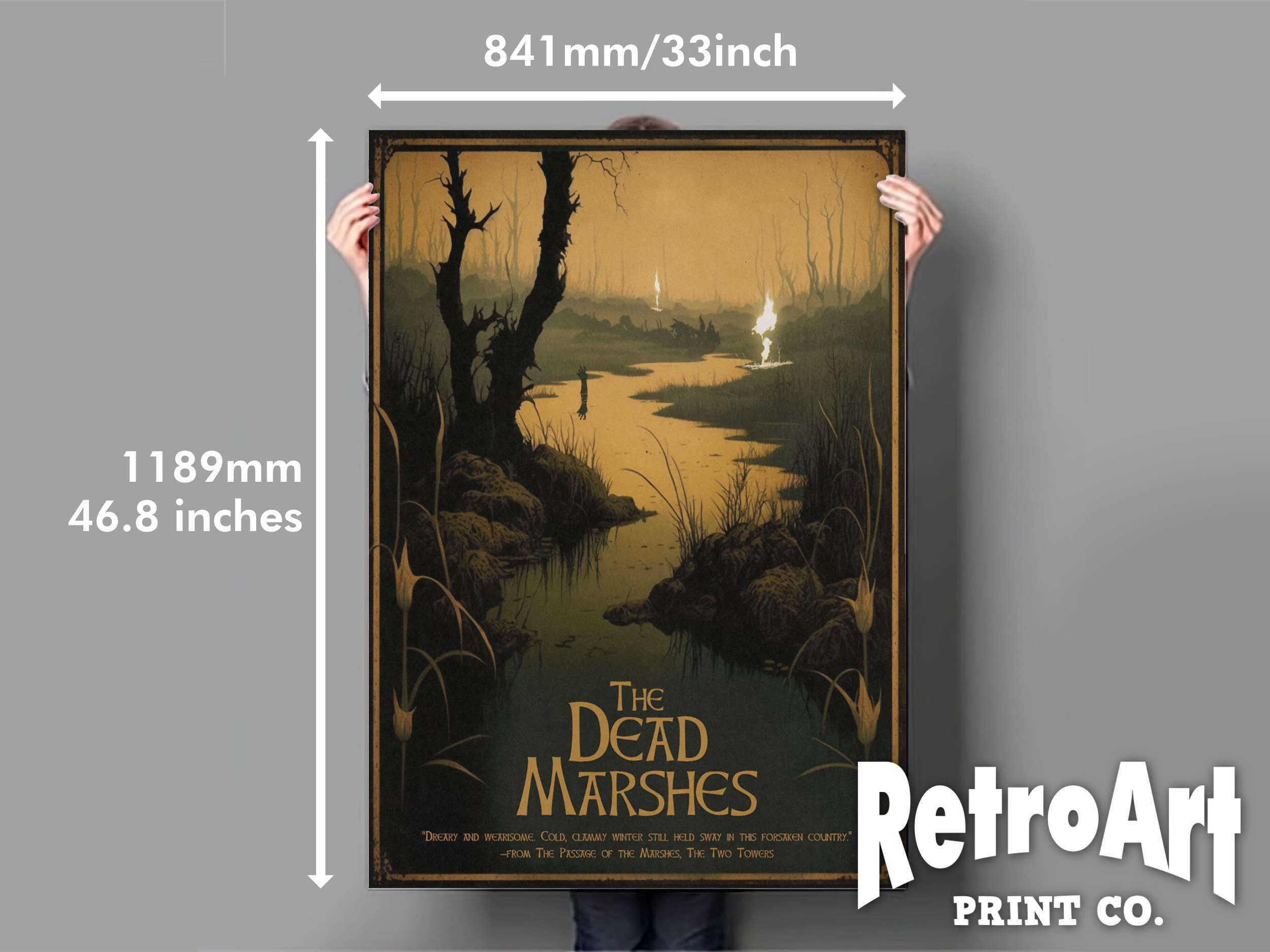 The Dead Marshes - Tolkien - Lord of the Rings-middle Earth Printable ...