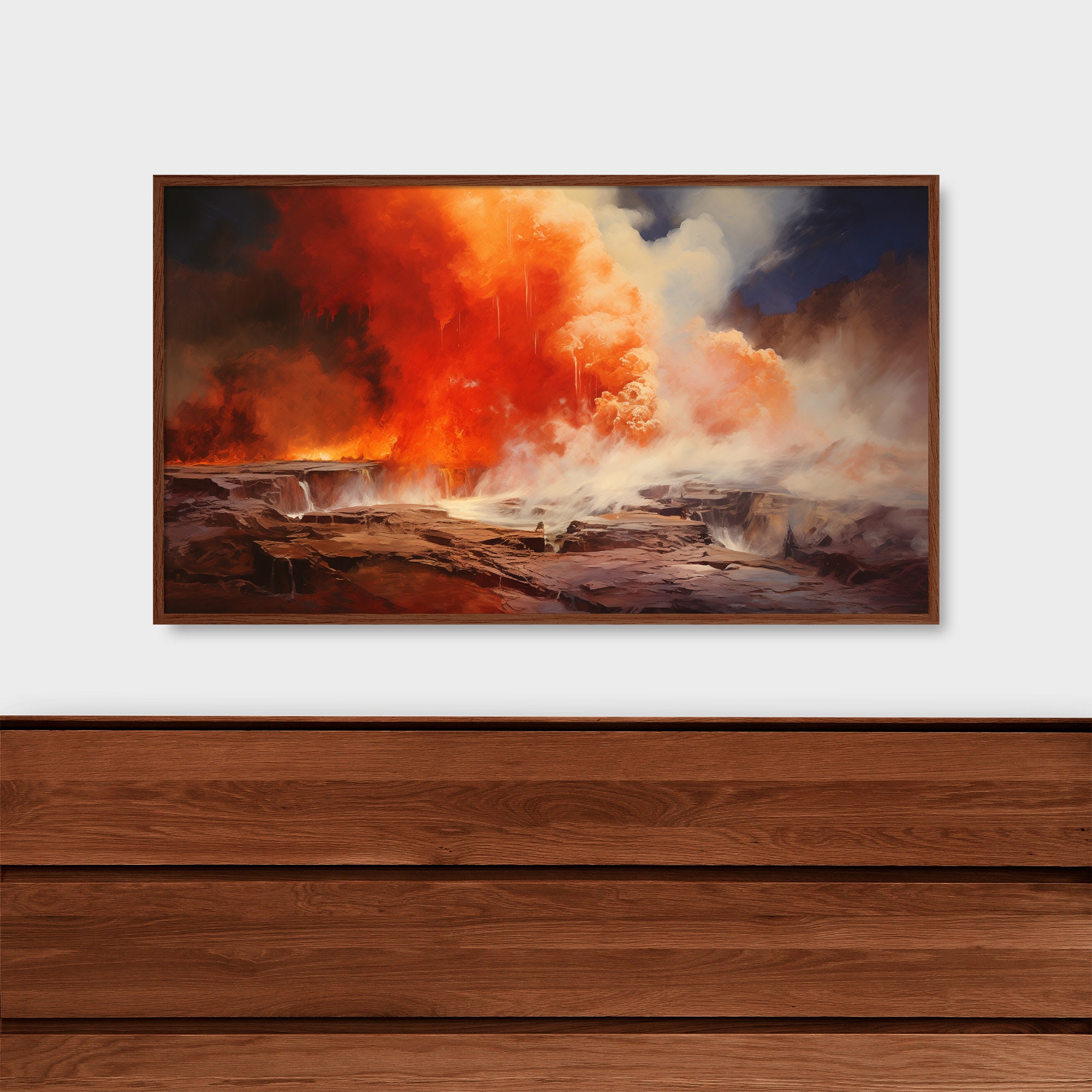 Samsung Frame TV Art | 3840x2160 4K Instant Download | Natural Geyser ...