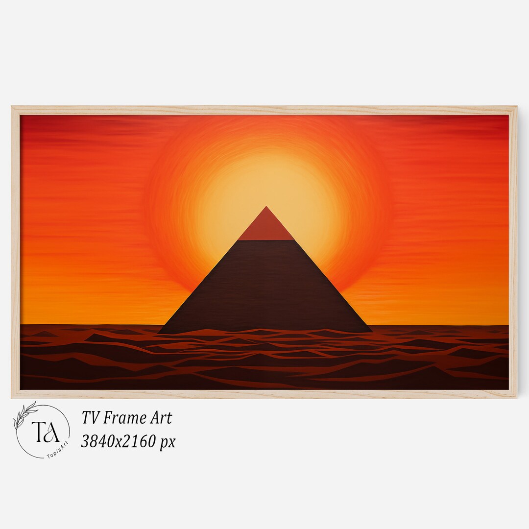 Modern TV Frame Art for Samsung & LG Tvs • Instant Download, TV ...