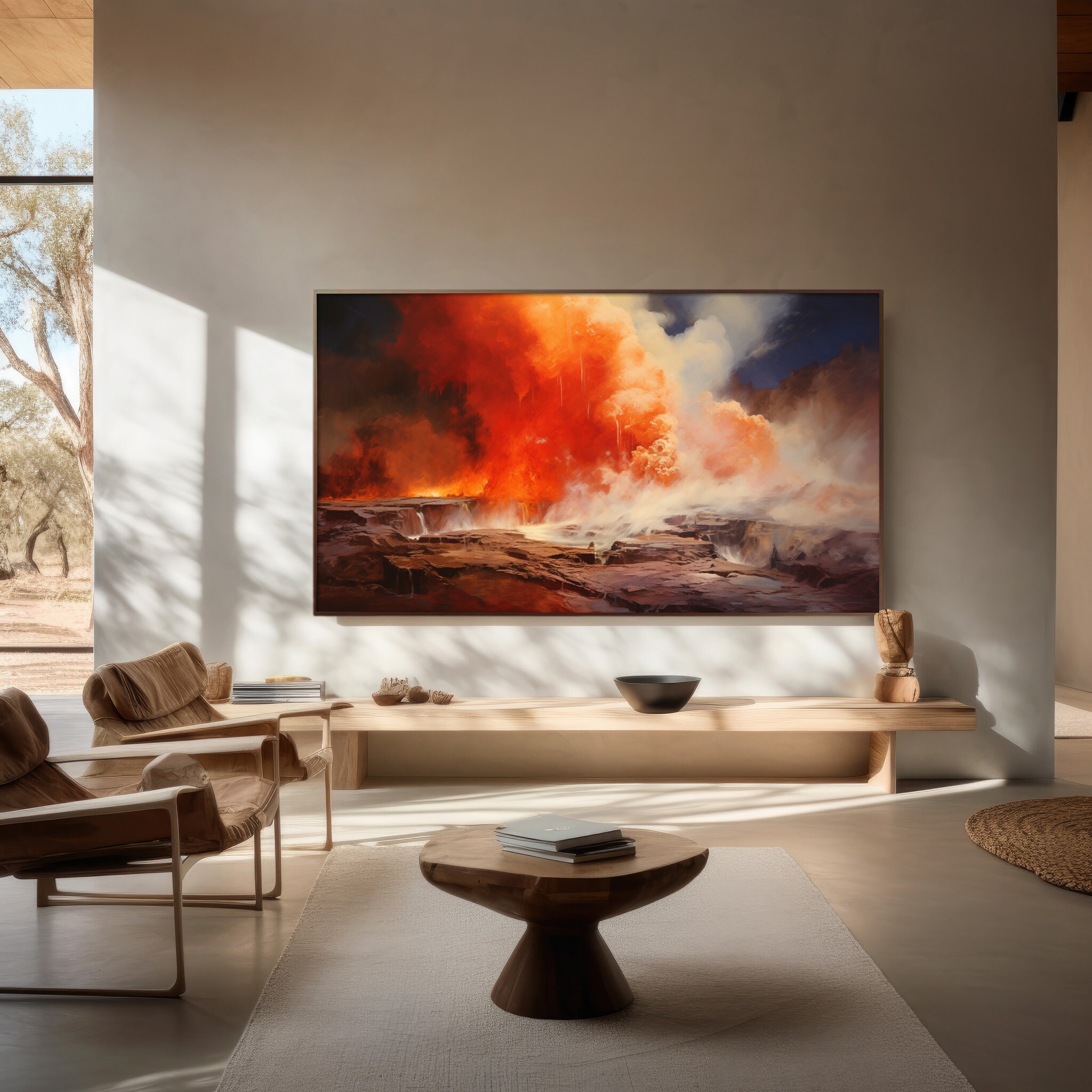 Samsung Frame TV Art | 3840x2160 4K Instant Download | Natural Geyser ...