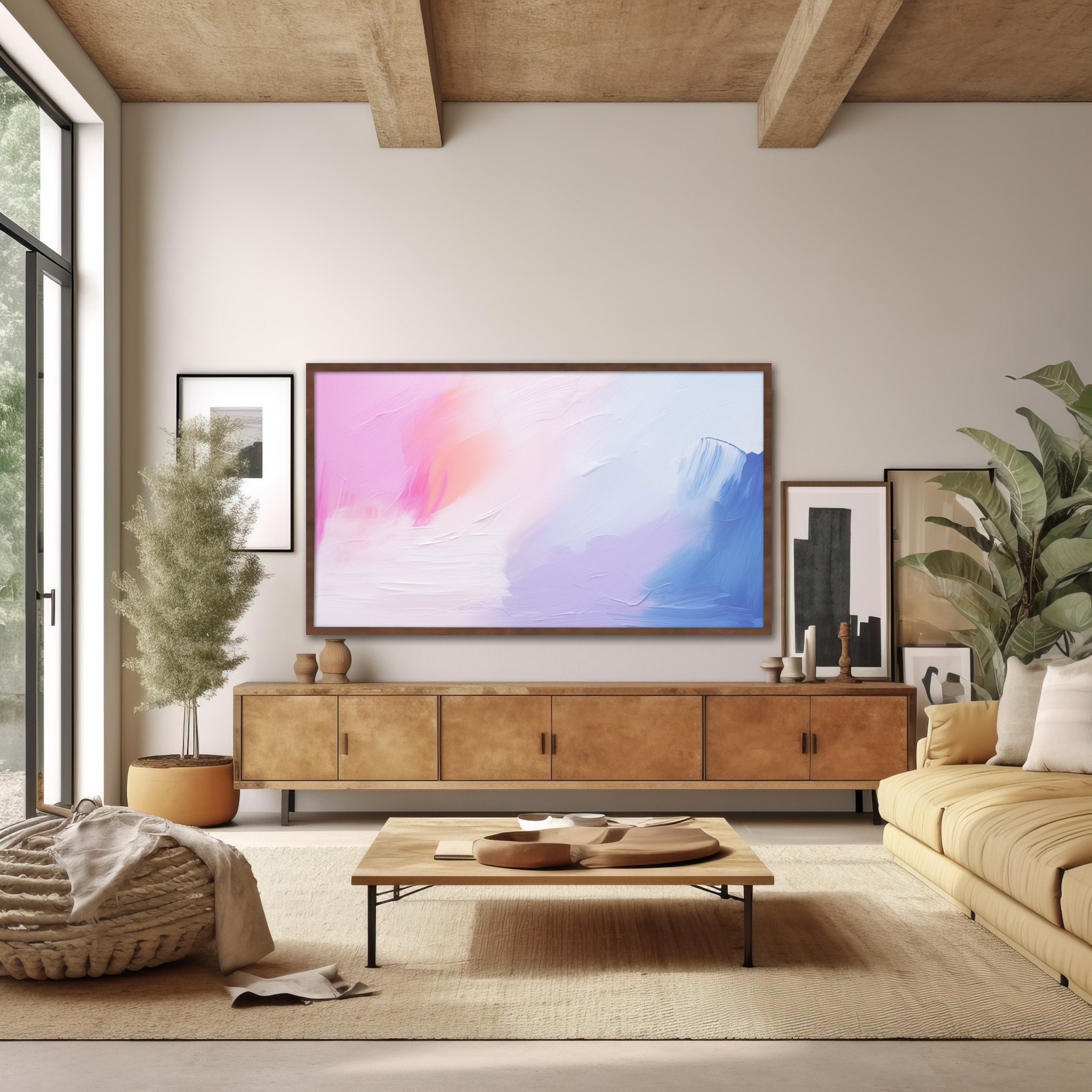 Minimalist TV Frame Art 3840x2160 4K Instant Download Samsung the Frame ...