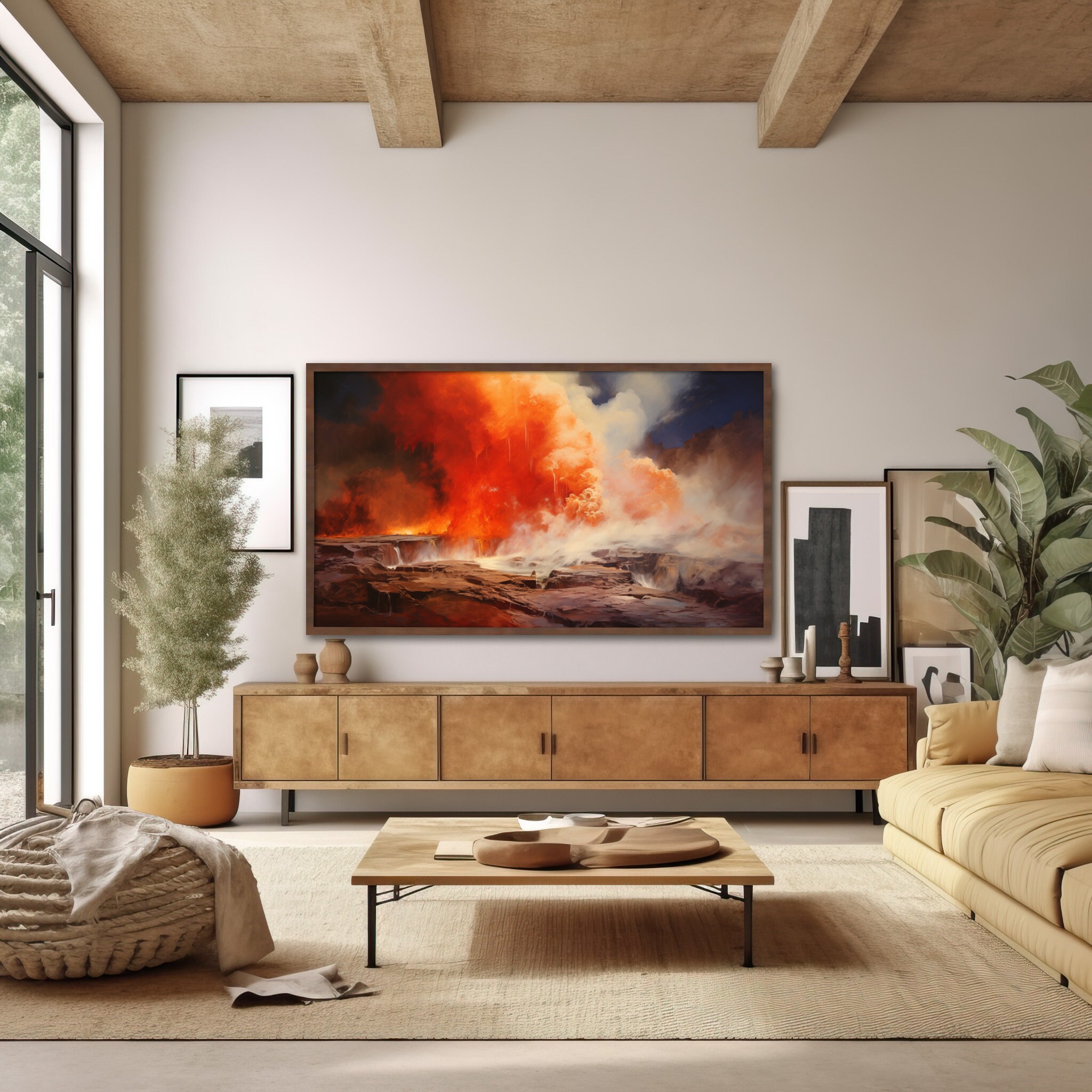 Samsung Frame TV Art 3840x2160 4K Instand Download Natural Geyser ...
