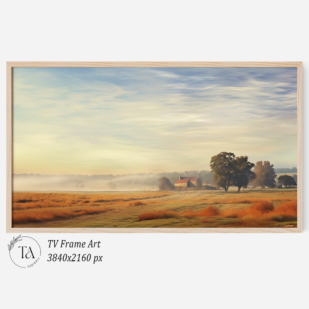 Landscape TV Frame Art | 3840x2160 4K Instant Download | Samsung the ...