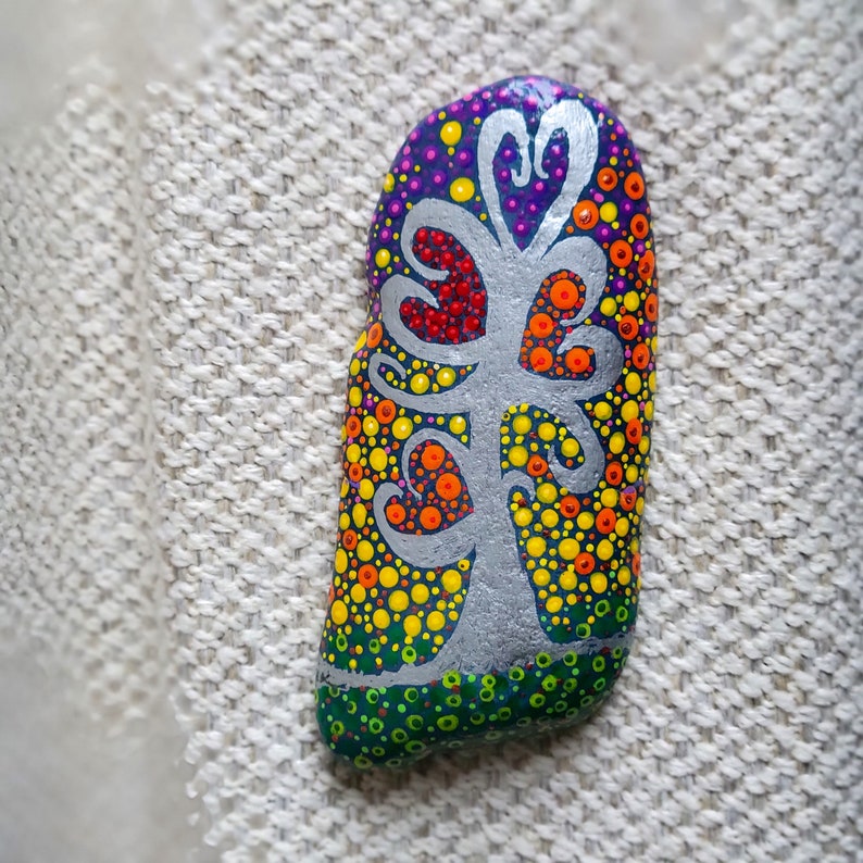 TREE of LIFE DOT Painted Rock - Etsy