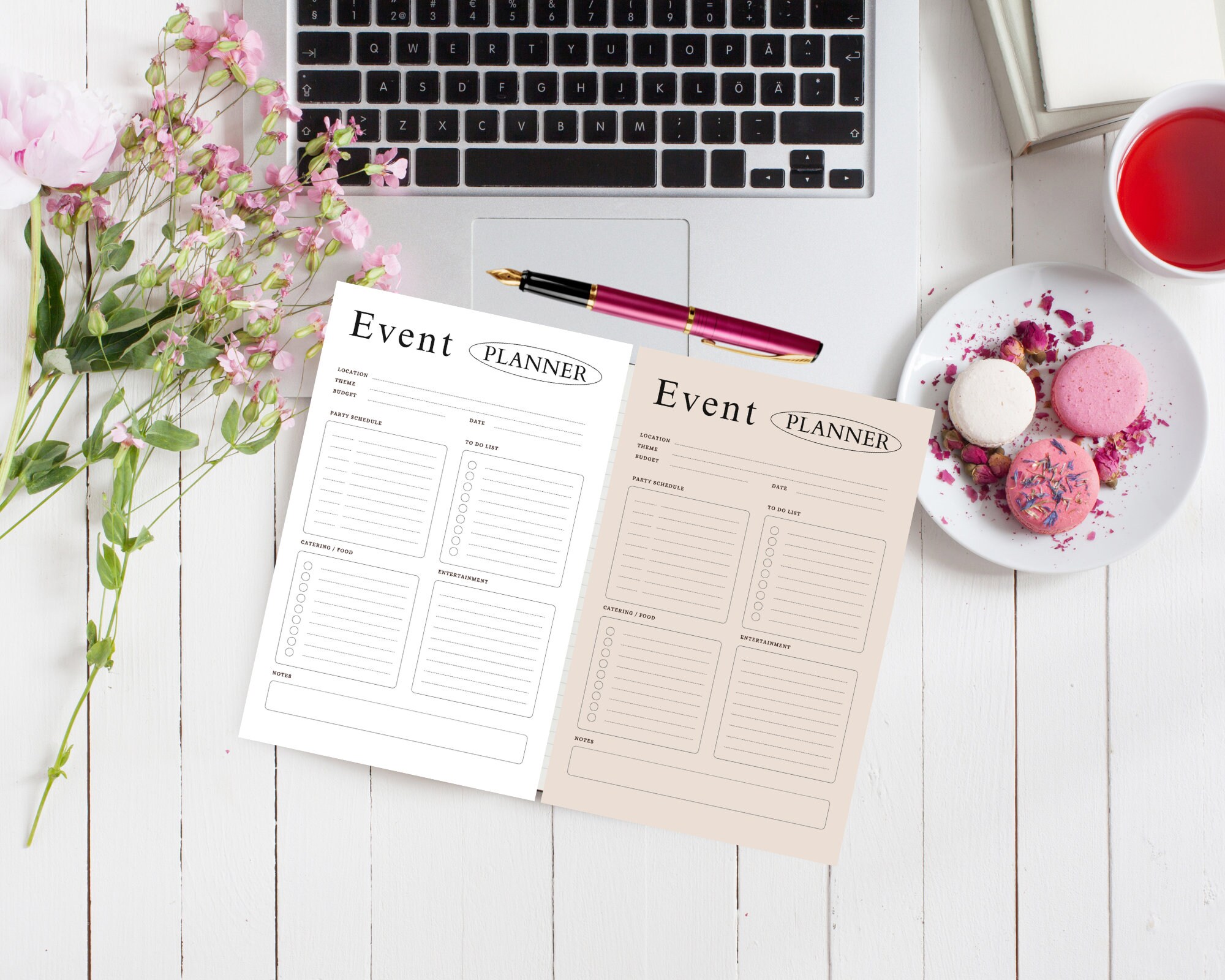 Printable Event Planner, Party Planner, Event Organizer Planner ...
