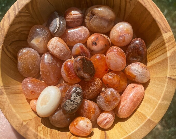 Premium One Pound Crystal Crystals Medium Tumbled Stones Beautiful Mix ...