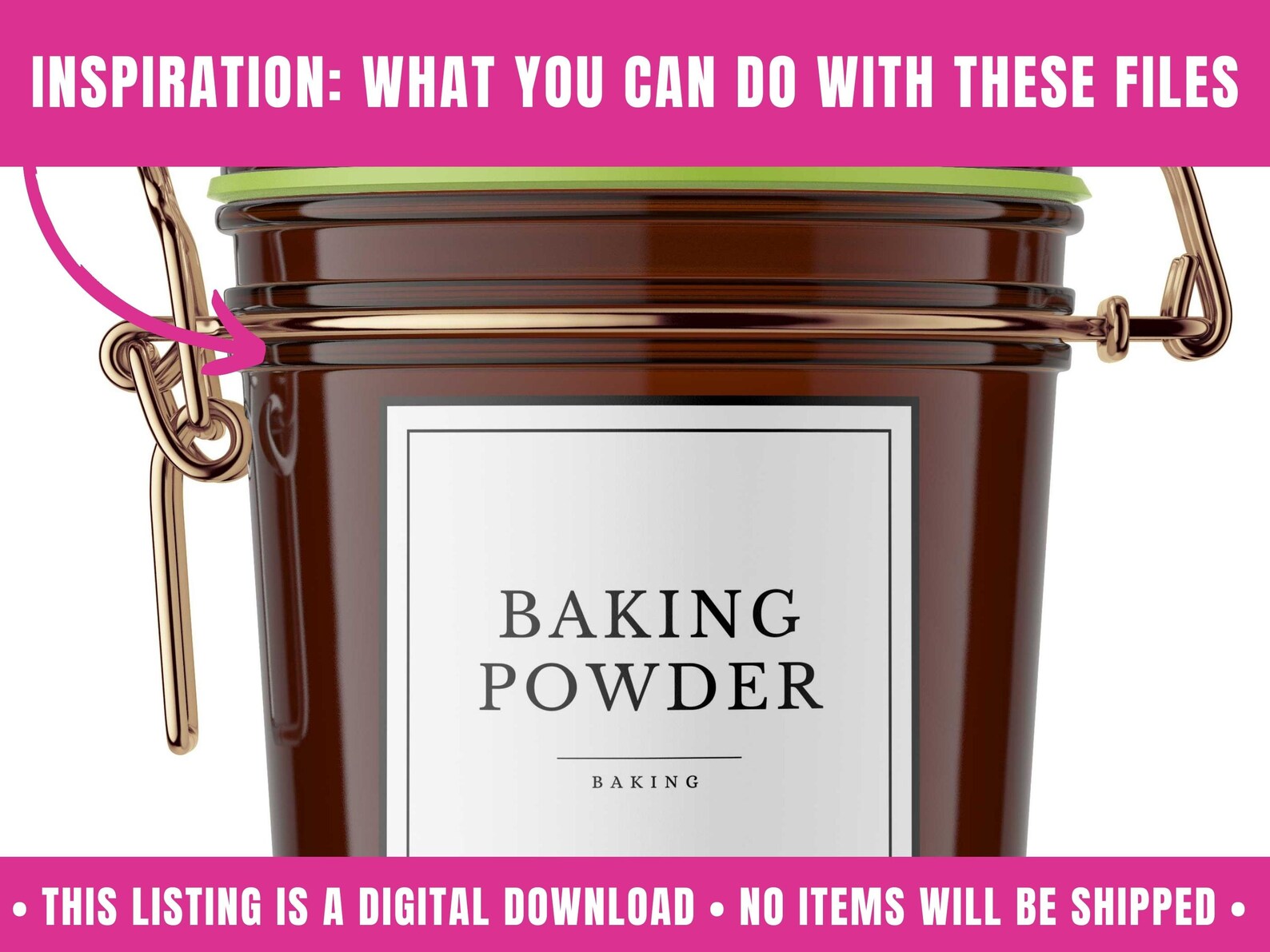 Printable Pantry Labels Template With 100 Square Labels for Pantry ...