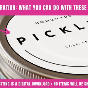 Mason Jar Labels Template With 50 Editable Jar Labels for Canning ...