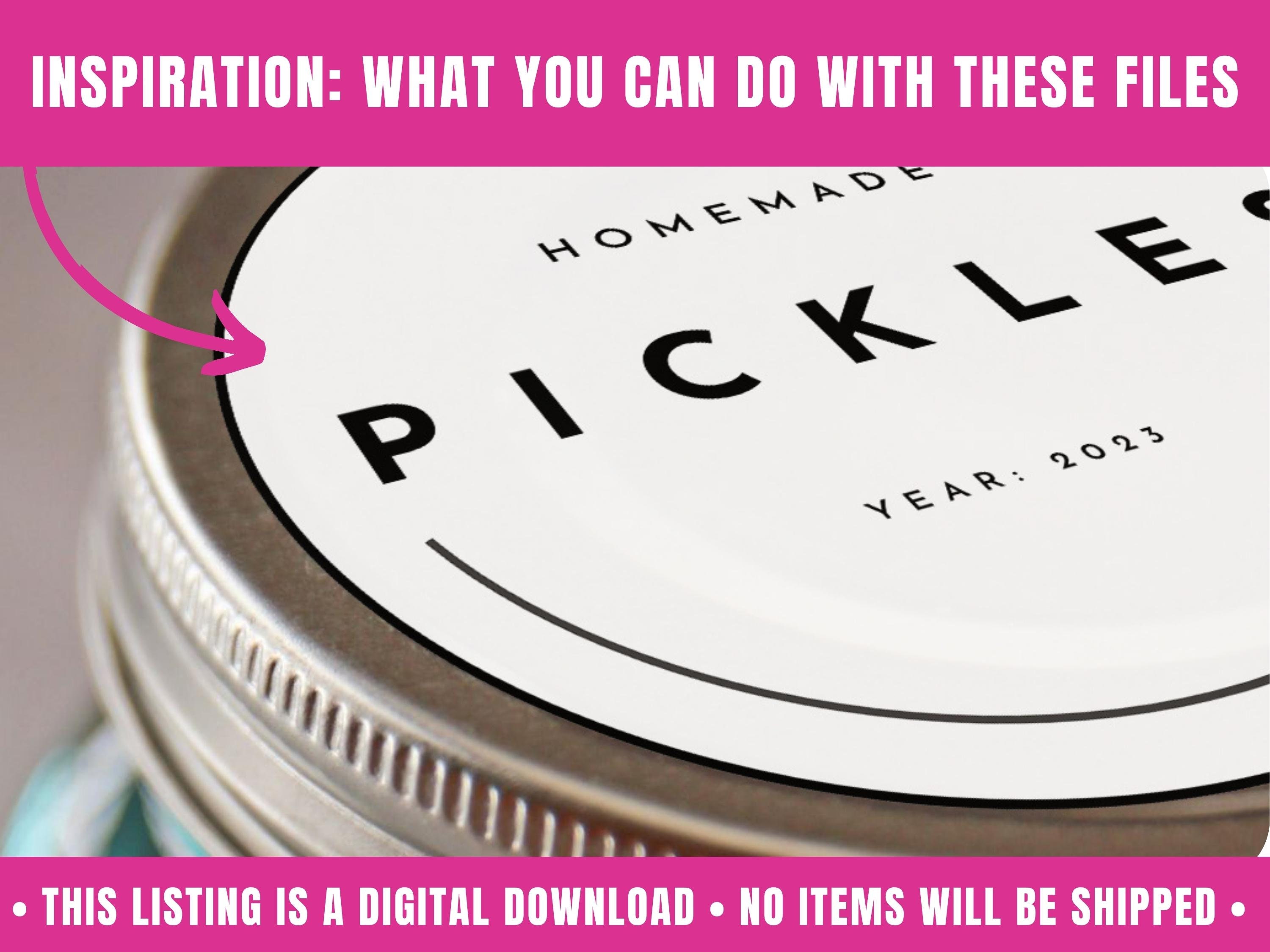 Mason Jar Labels Template With 50 Editable Jar Labels for Canning ...