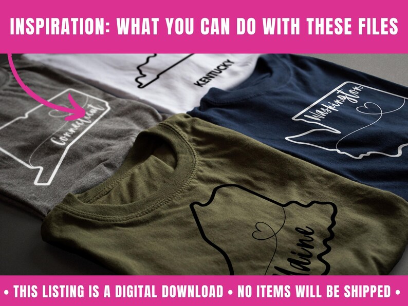 State SVG Files Bundle, State Svg for Cricut, State Outline Svg, State ...