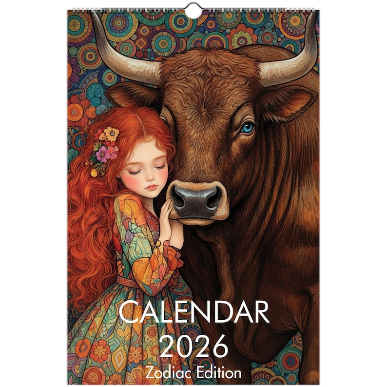 Wall Calendar 2026 (ledger Size) - Zodiac Edition - Etsy