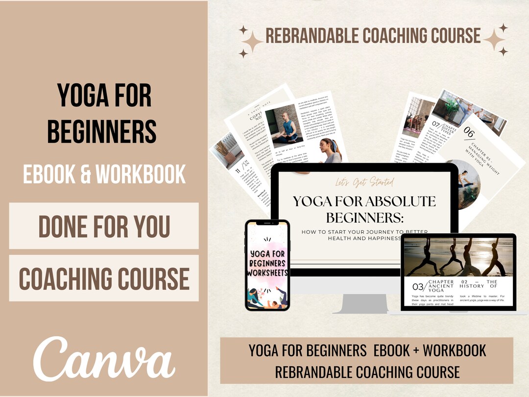 Done for You Coaching Program: Yoga for Beginners, Health and Wellness ...