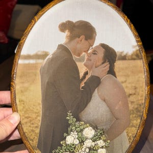 Custom Embroidered Photo Hoop, Embroidery Picture, Wedding Bouquet ...