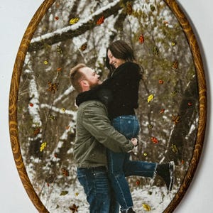Custom Embroidered Photo Hoop, Embroidery Picture, Wedding Bouquet ...
