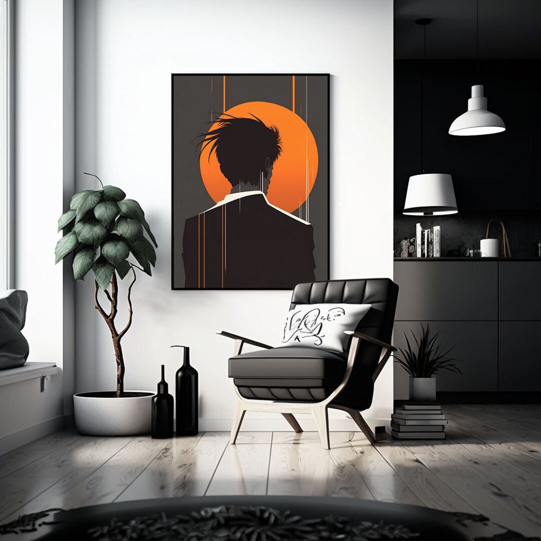 Japanese Motif Poster K-pop Asian Art Abstract - Etsy