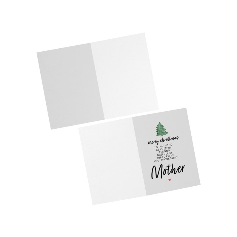 Sweet Christmas Card For Mother Christmas Card For Mom Christmas Gift