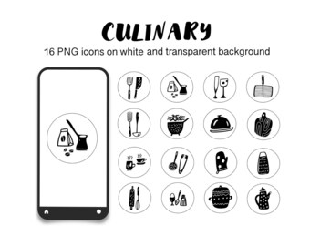 12 Kitchen Instagram Story Highlight Icons Hand-drawn - Etsy