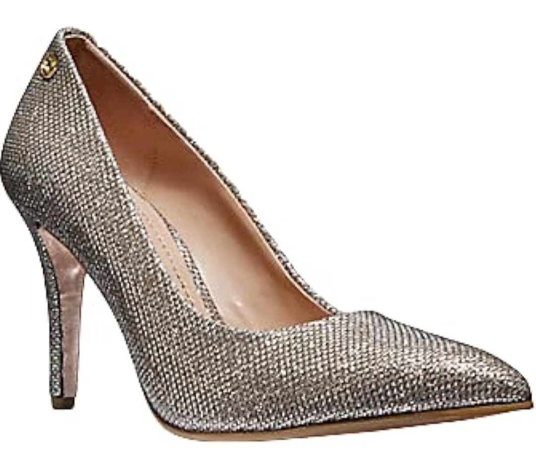 Coach Addie Silver Sparkly Pumps Heels Size UK 7 US 9.5 - Etsy