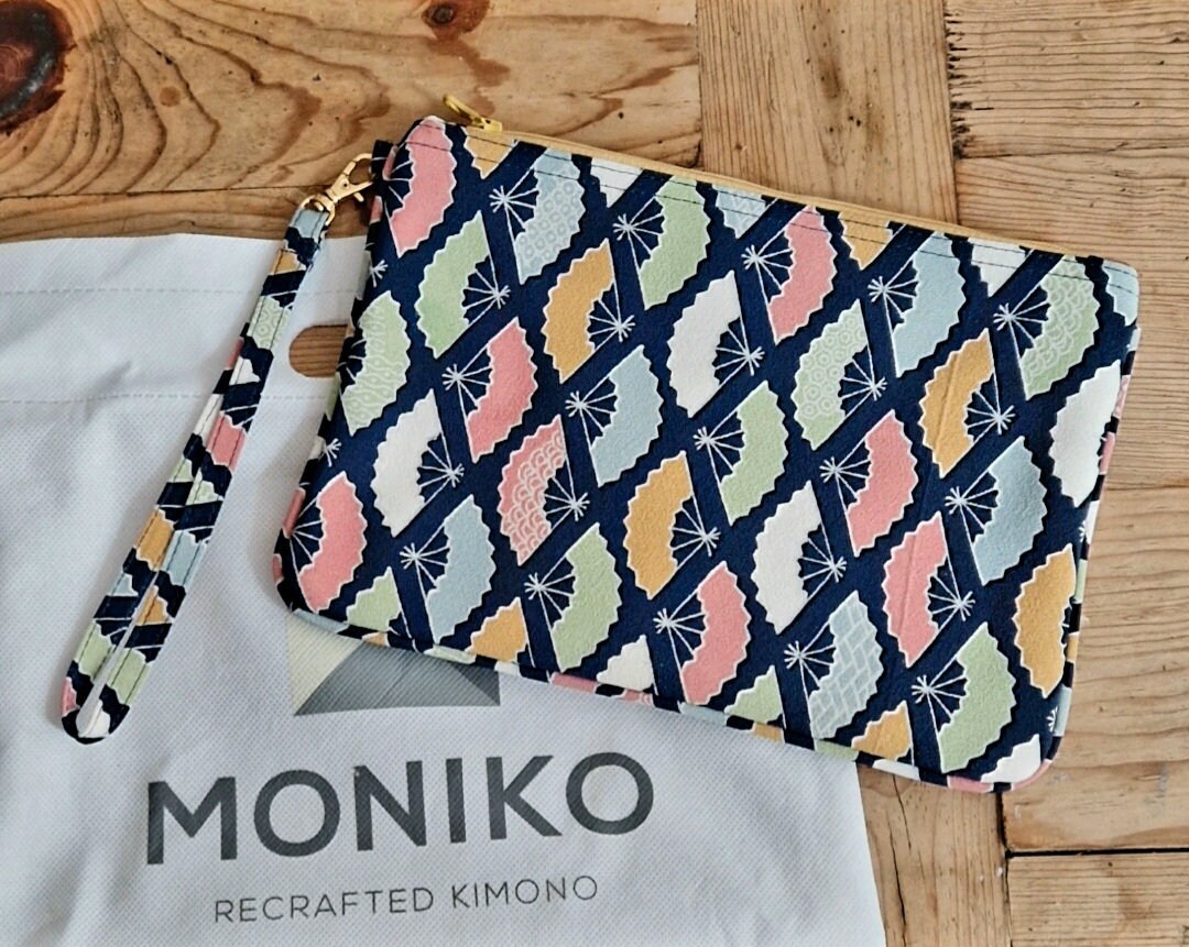 Moniko Vintage 1980s Japanese Kimono Clutch Bag - Etsy