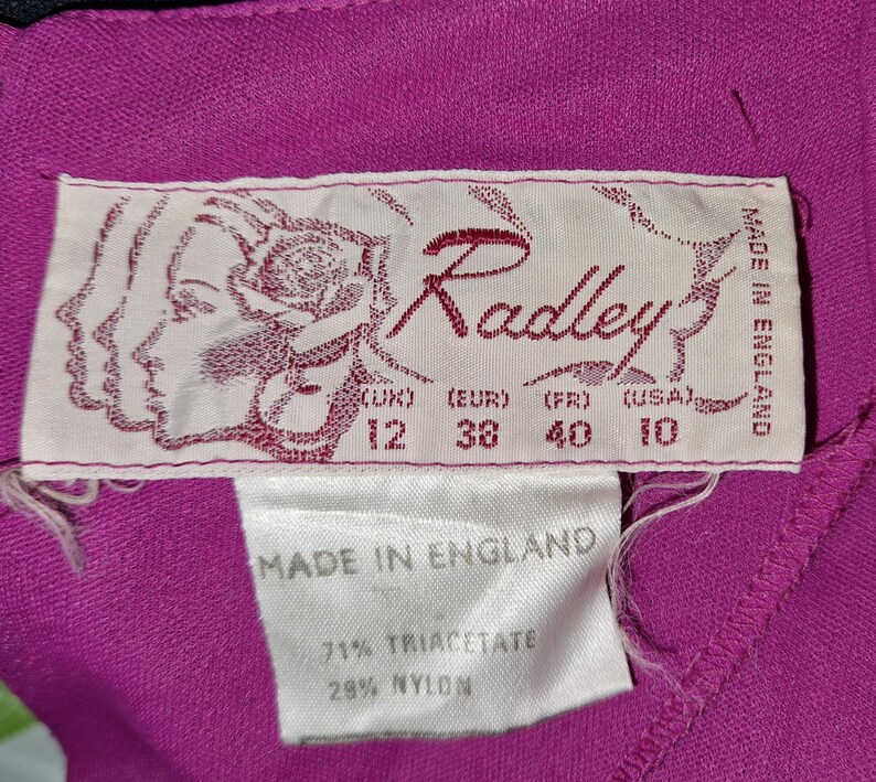 Radley London Vintage 1980s Designer Dress Size UK 12 - Etsy