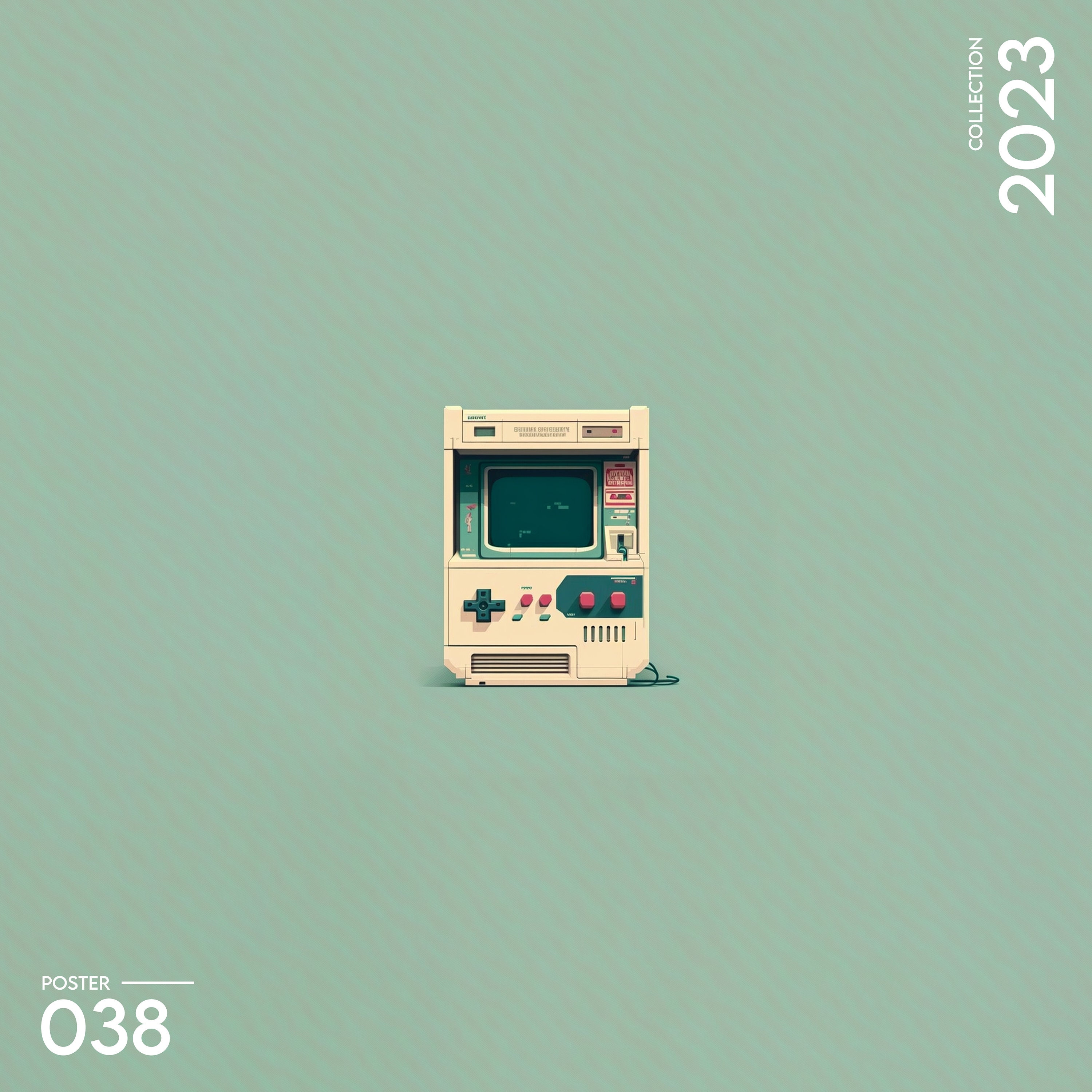 Abstract Retro Game Boy Pixel Art 8-bit Wall Decor - Etsy