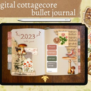 2023 Digital Bullet Journal Cottagecore, Goodnotes Planner, Digital ...