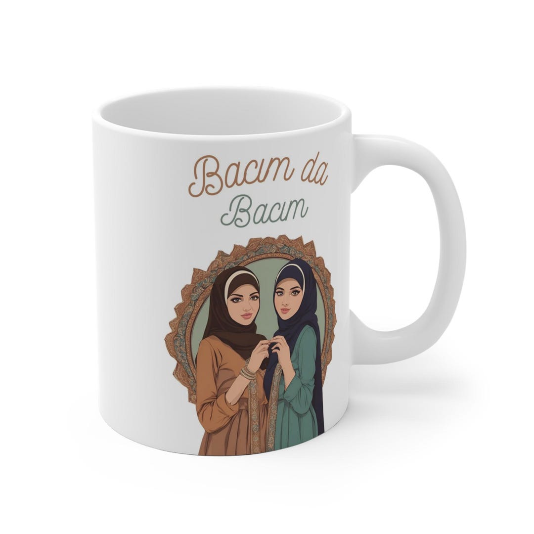 Bacim Da Bacim Fincan Gift Thank You Mug With Saying Personal Gift Özel Hediye Dosta Hediye ...