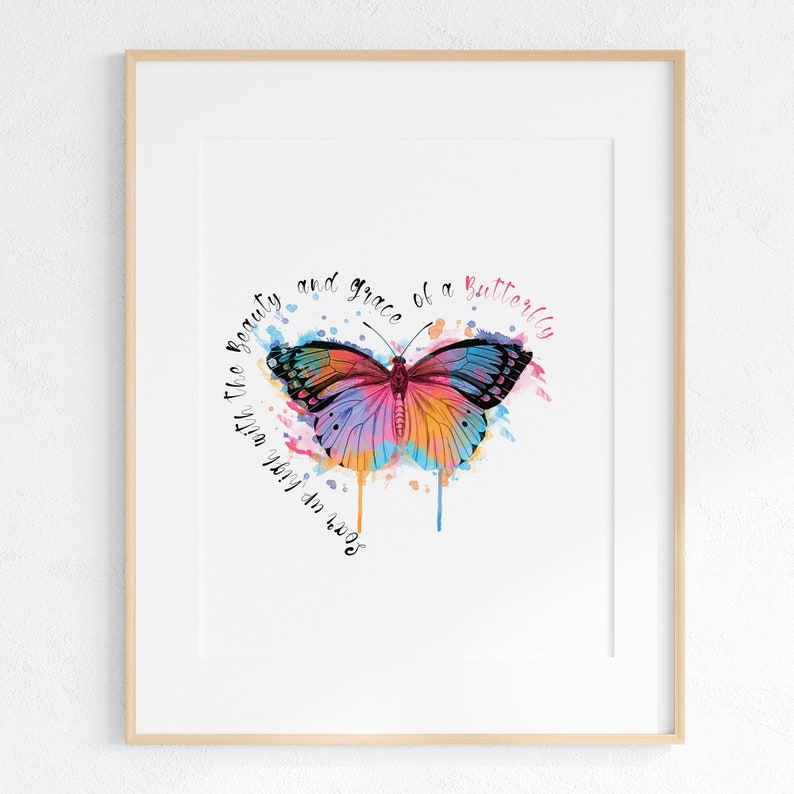 Butterfly Quotes Butterfly Inspirational Quotes Set Motivational ...