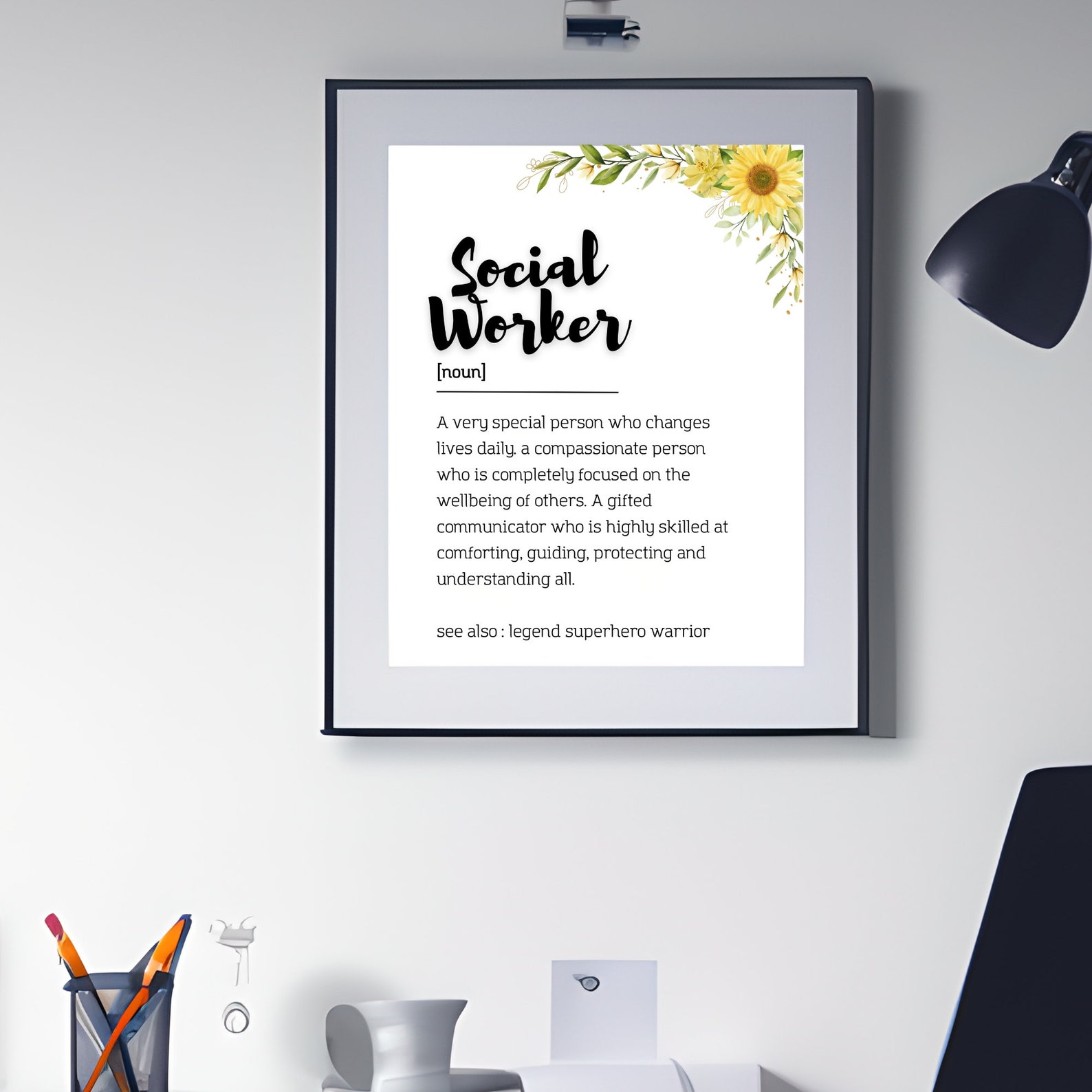 Social Worker Gift Social Worker Definition Print Social - Etsy